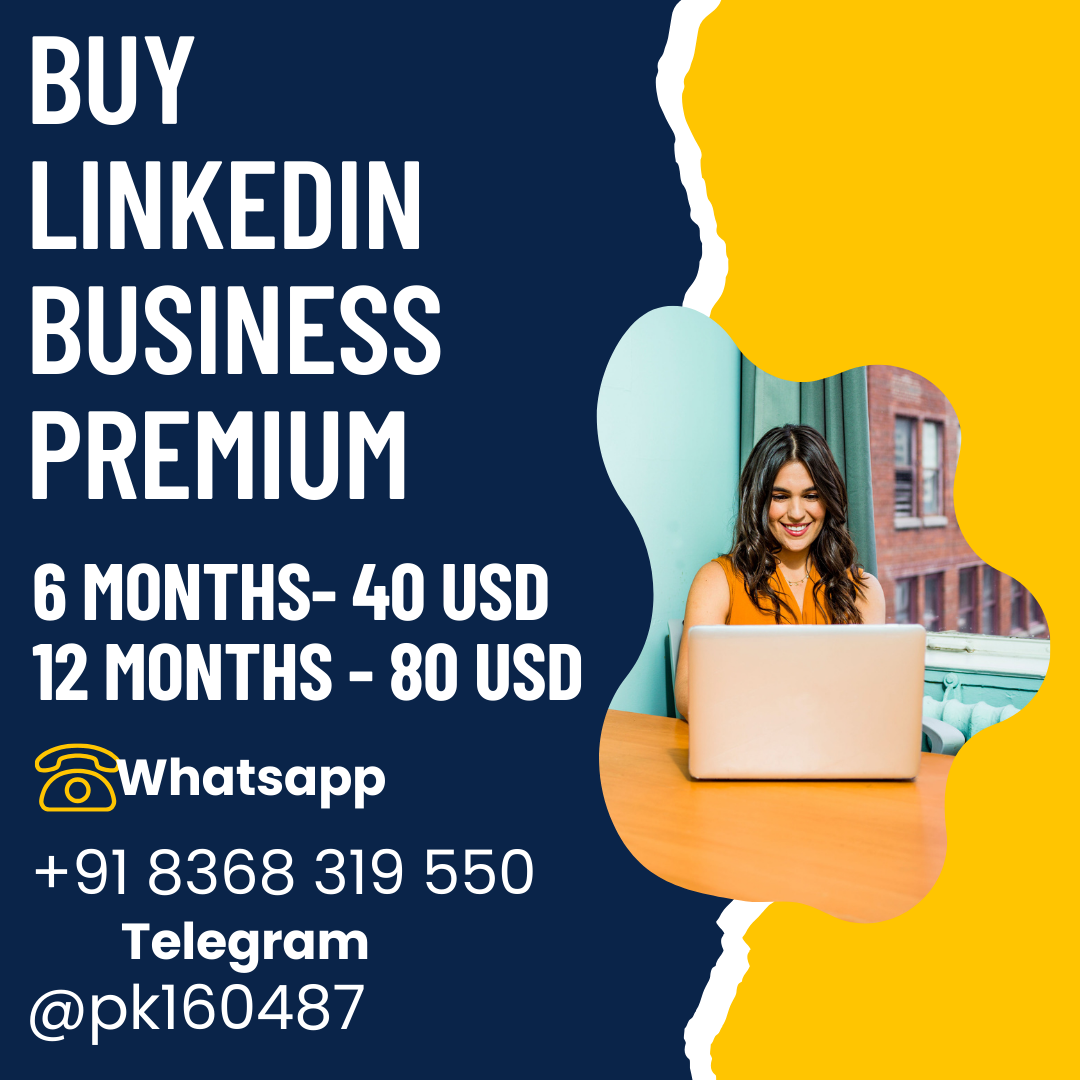 Buy Linkedin Business Premium 1 Year , 1 month Cheapest Price